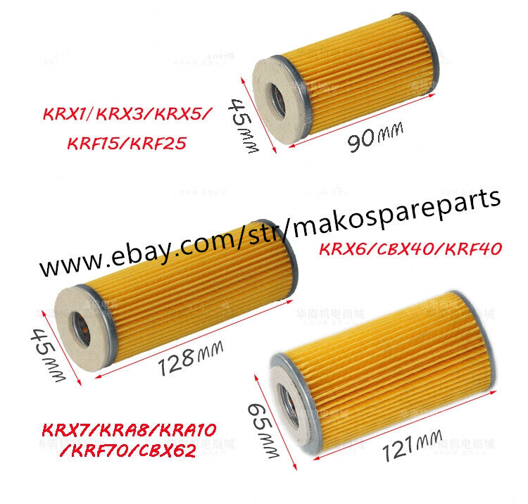 Filter Replace Orion /JVP Vacuum Pumps CBX40 φ45 H128 – MAKO AIRTEK